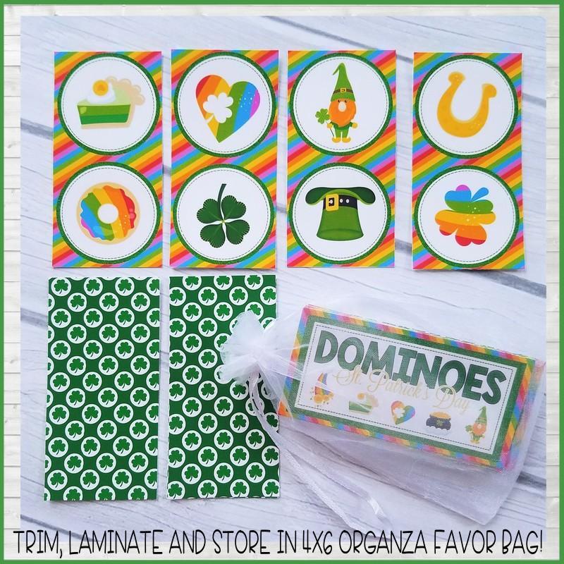 DOMINOES Game {St. Patrick's Day} PRINTABLE – My Computer is My Canvas