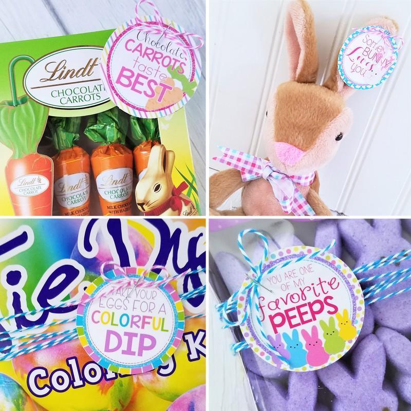 Easter BUNNY Basket Stuffers {Gift Tag Kit} PRINTABLE – My Computer is ...