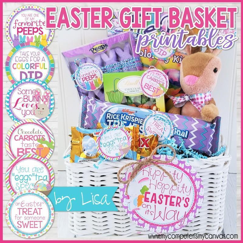 Easter BUNNY Basket Stuffers {Gift Tag Kit} PRINTABLE – Bloom to Balm ...