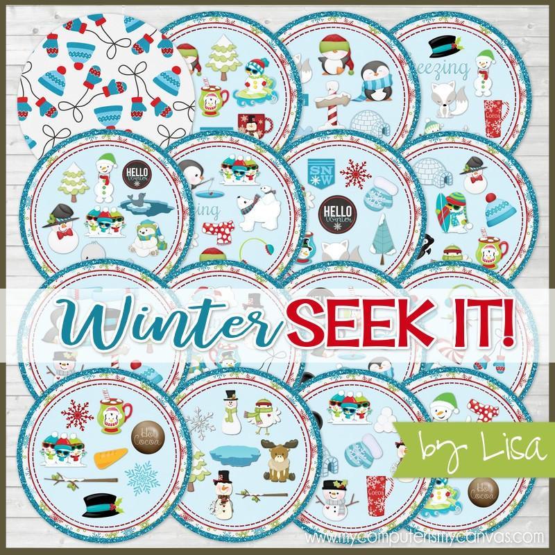 SEEK IT! {Winter Edition} PRINTABLE Matching Game – My Computer is My ...