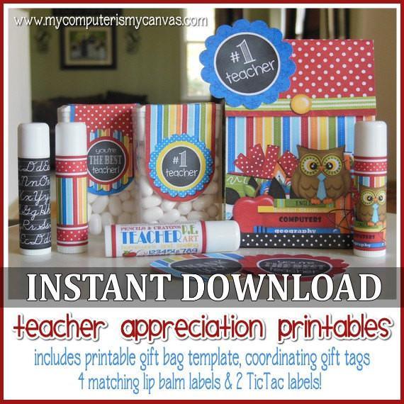 Teacher Appreciation Kit PRINTABLES – My Computer is My Canvas