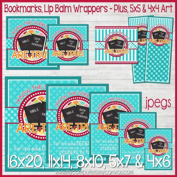 2016 Primary Gift {Tile, Bookmark, Lipbalm} - PRINTABLES – My Computer is My Canvas