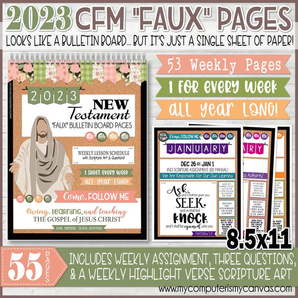 2023 CFM Weekly Sticky Notes {New Testament} PRINTABLE – My Computer is ...