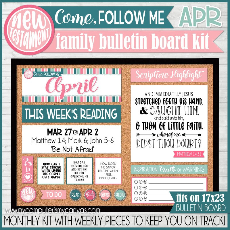 2023 CFM Family Bulletin Board Kits – My Computer is My Canvas