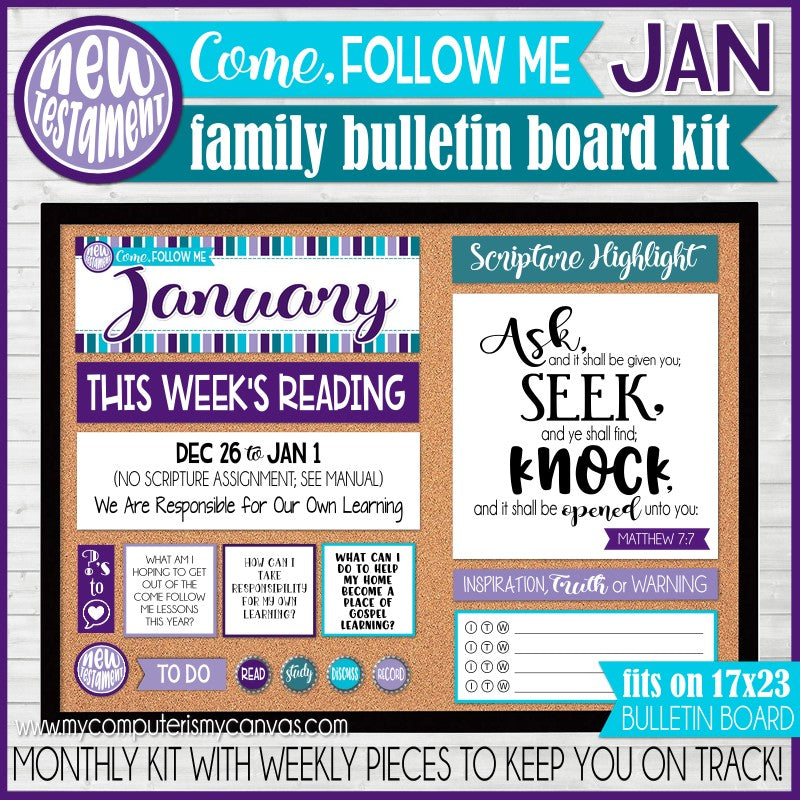2023 CFM Family Bulletin Board Kits – My Computer is My Canvas