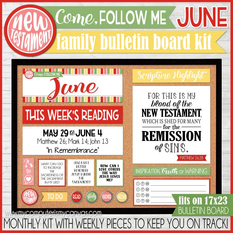2023 CFM Family Bulletin Board Kits – My Computer is My Canvas