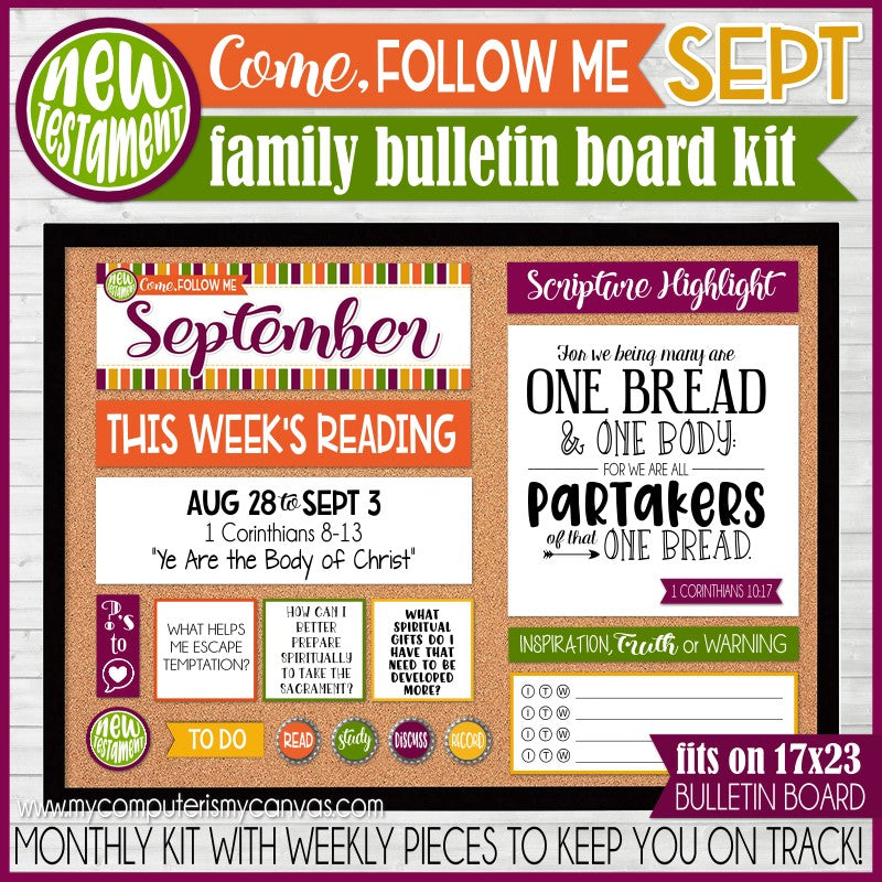2023 CFM Family Bulletin Board Kits – My Computer is My Canvas
