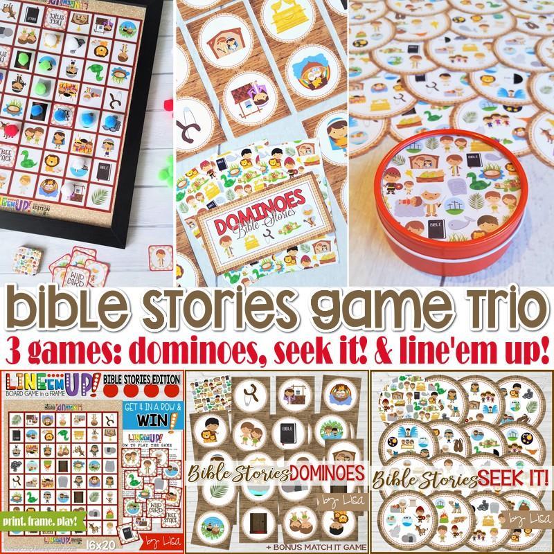Bible Stories GAME TRIO PRINTABLE – My Computer is My Canvas