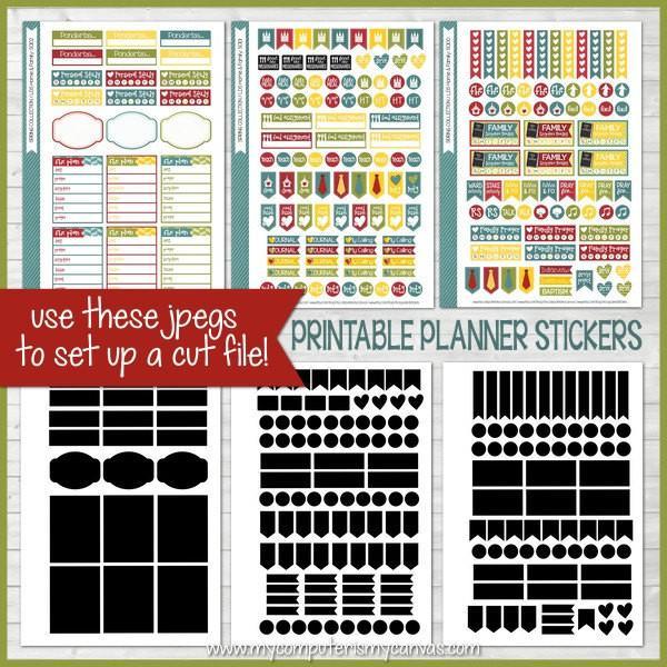 Church Family Planner Sticker Kit PRINTABLES – My Computer is My Canvas