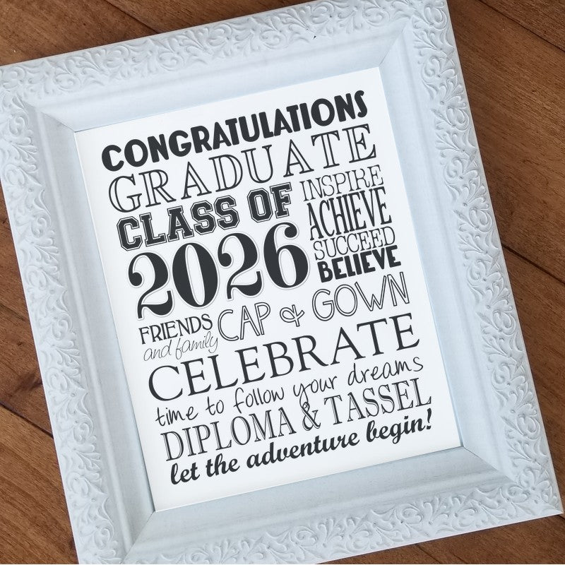 2026 Graduation Subway Art {COLOR BUNDLE} Printable – My Computer is My ...