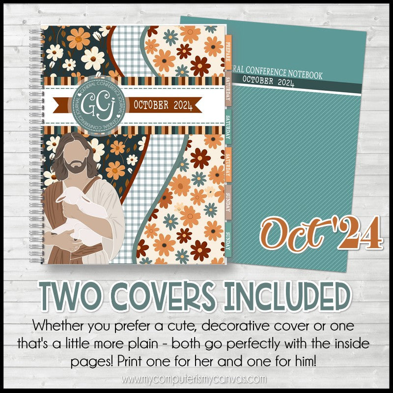 General Conference JOURNAL {OCTOBER 2024} PRINTABLE – My Computer is My ...