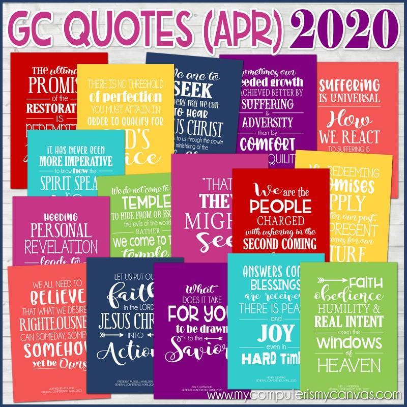 General Conference Quote Collections {FREEBIES} – My Computer is My Canvas