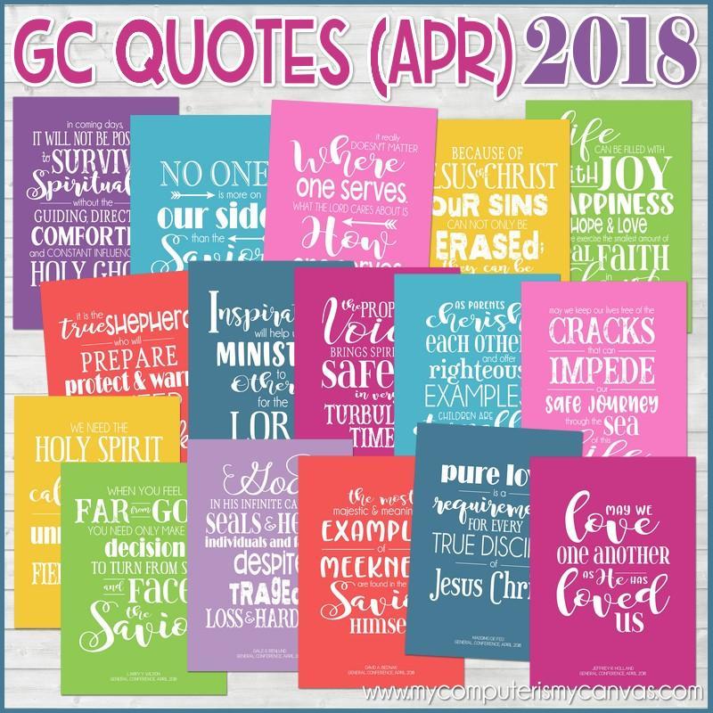 General Conference Quote Collections {FREEBIES} – My Computer is My Canvas