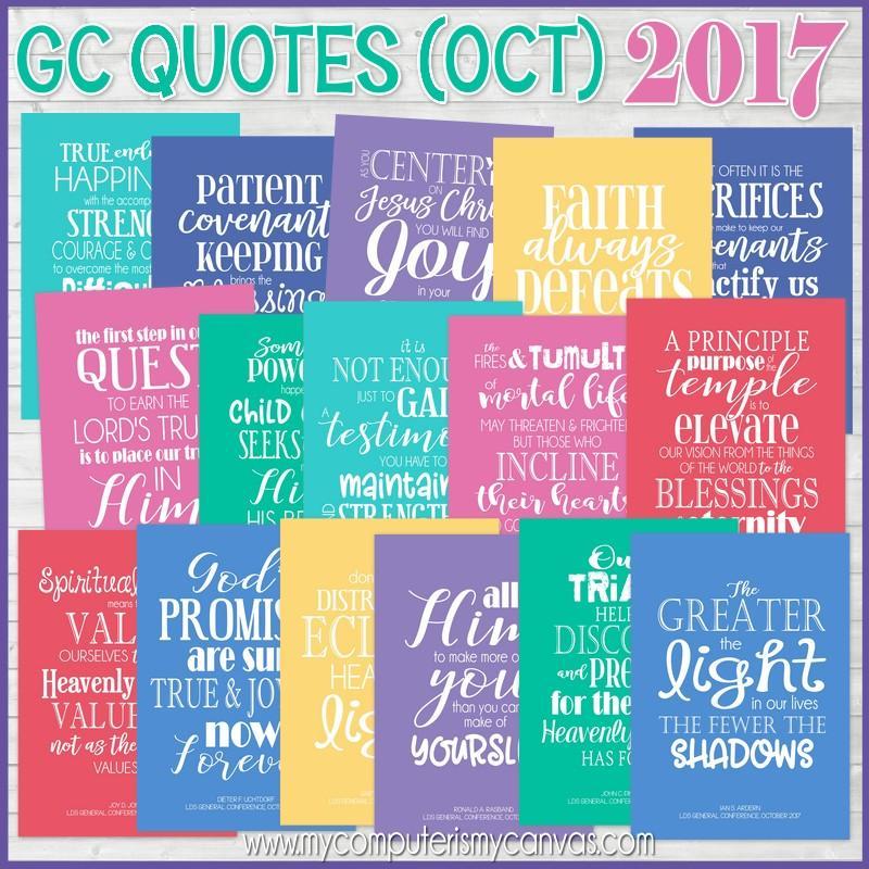 General Conference Quote Collections {FREEBIES} – My Computer is My Canvas