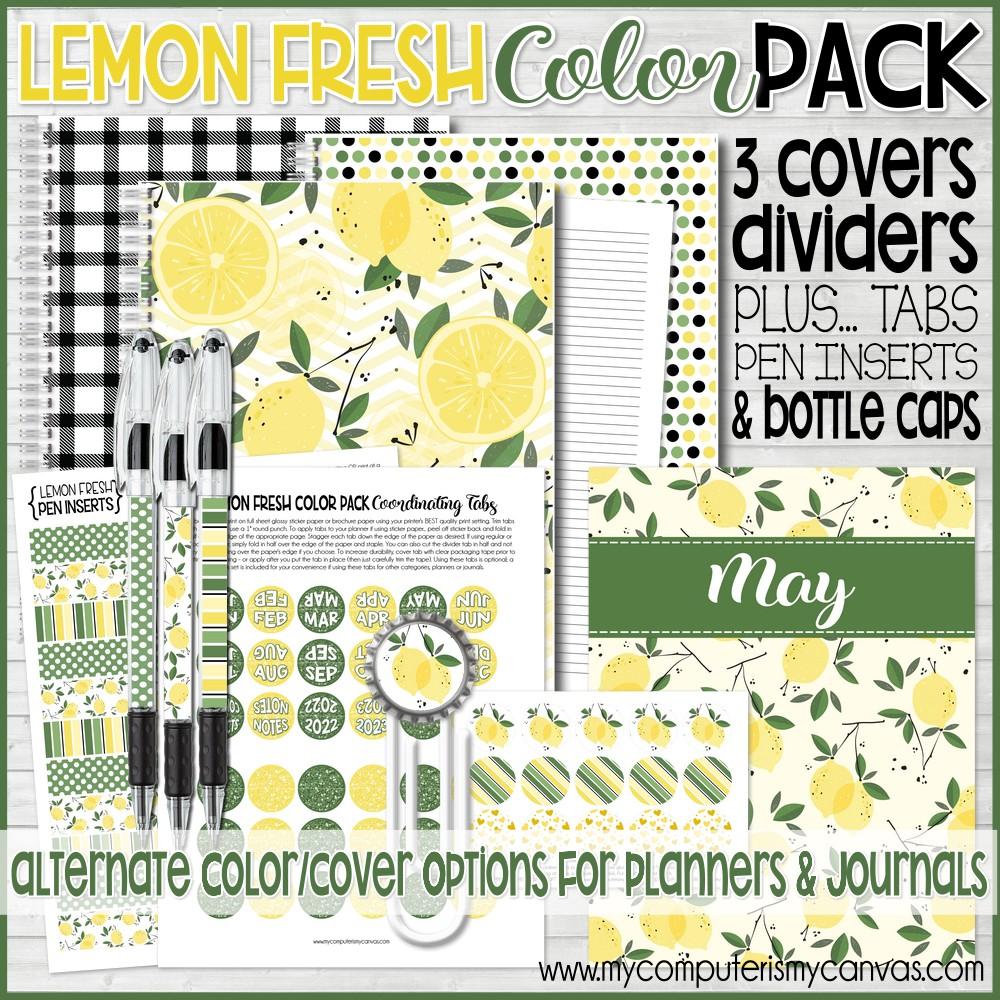 2025 COLOR PACKS & PLANNER INSERTS – Bloom to Balm | My Computer is My ...