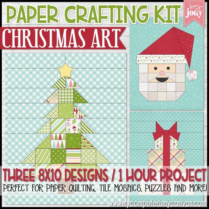 Paper Crafting Kit {CHRISTMAS TRIO} PRINTABLE – Bloom to Balm | My ...