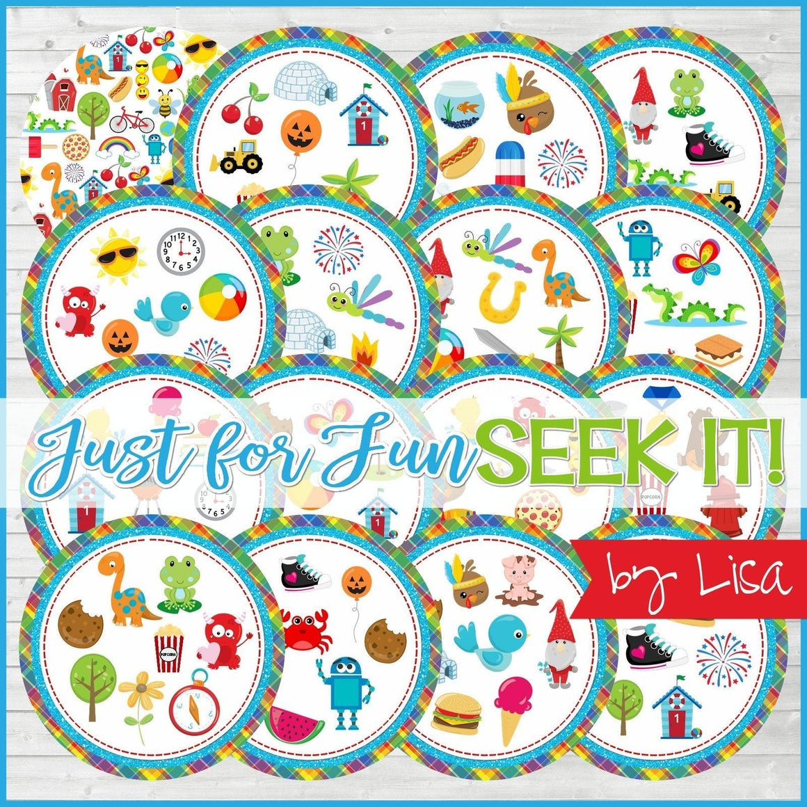 SEEK IT! {Just for Fun} PRINTABLE Matching Game – My Computer is My Canvas