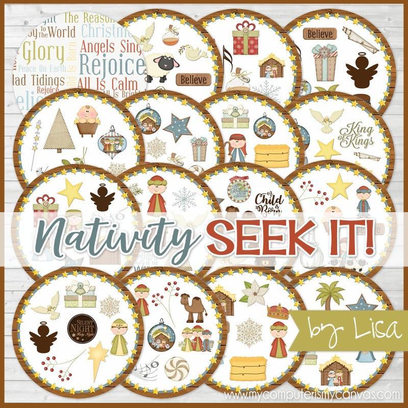 SEEK IT! {Nativity Edition} PRINTABLE Matching Game – My Computer is My ...