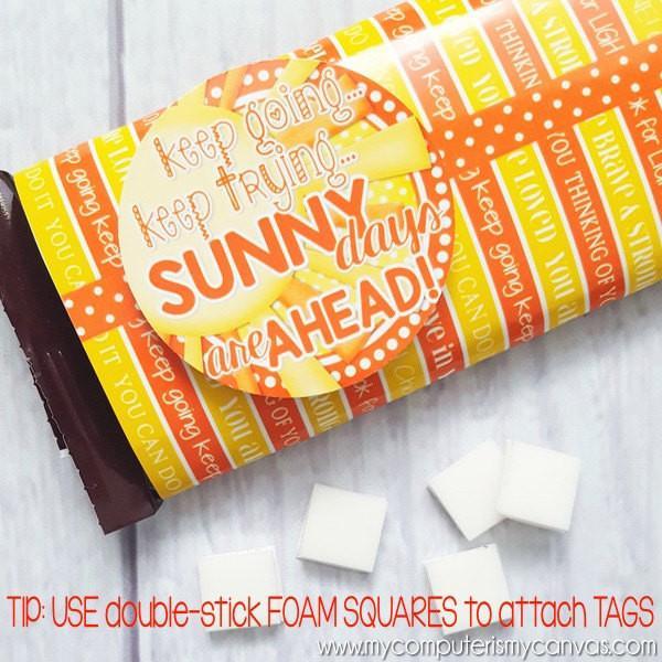 Scatter Sunshine Chocolate Bar Wrapper PRINTABLE – My Computer is My Canvas